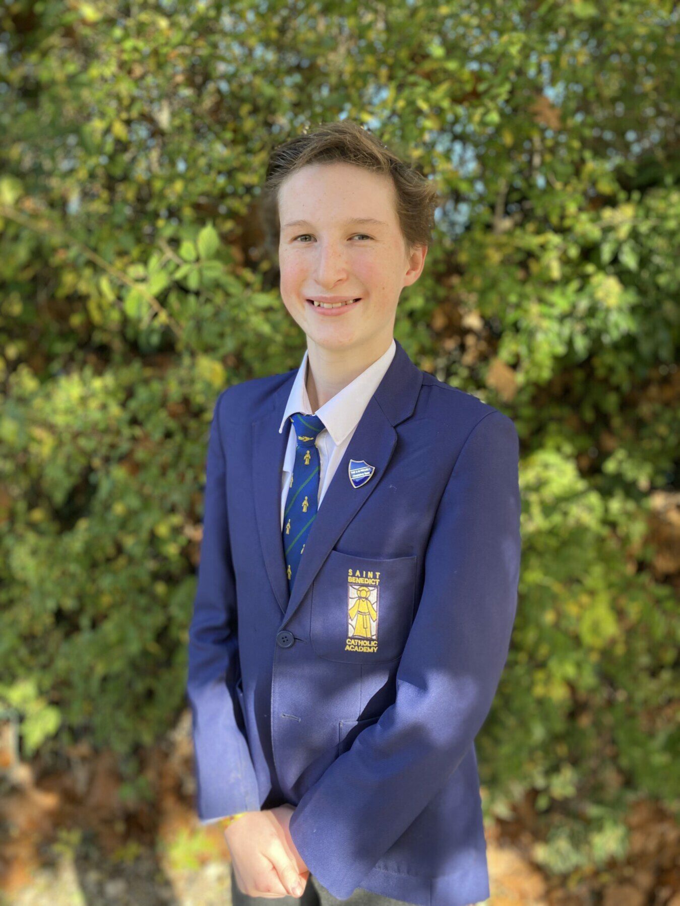 Student wins Inspirational Young Person Award - Saint Benedict, A ...